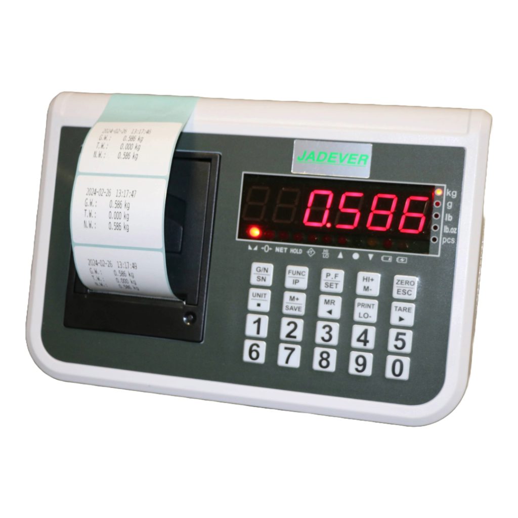 Jadever JWI-770P Bench Scales with inbuilt printer (30kg) - Weighing ...